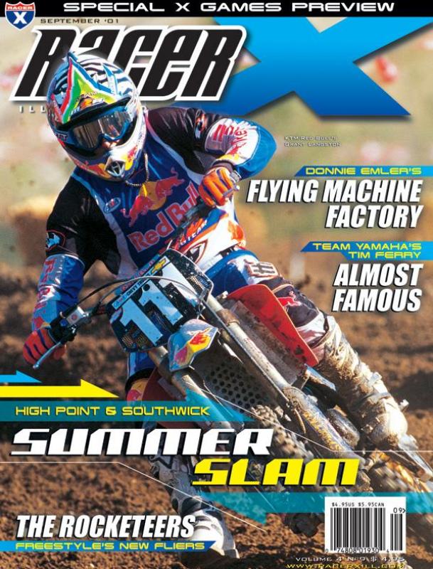 September 2001 Issue - Motocross Magazine - Racer X Illustrated
