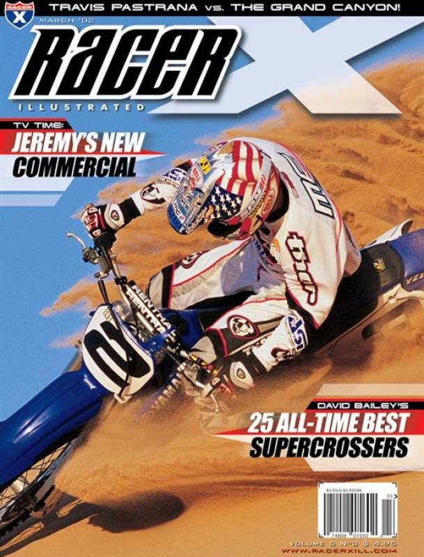 March 2002 Issue - Supercross Magazine - Racer X Illustrated