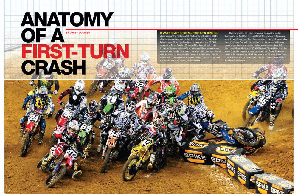 Anatomy of a First-Turn Crash - Motocross Magazine - Racer X Illustrated
