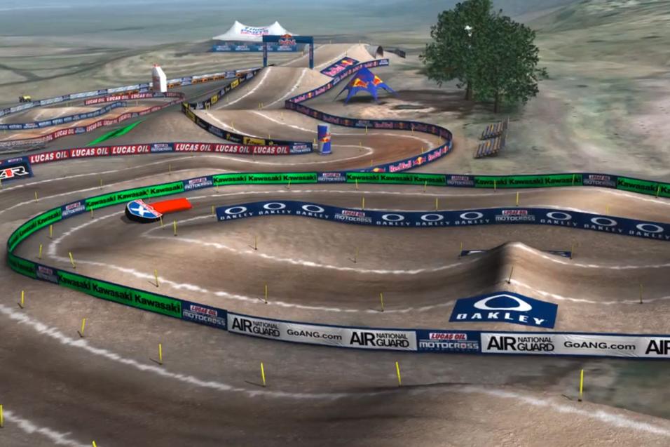 Animated Track Map: Thunder Valley - Motocross - Racer X
