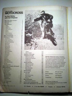 Your Collection: "How to Win Motocross" by Gary Bailey - Racer X