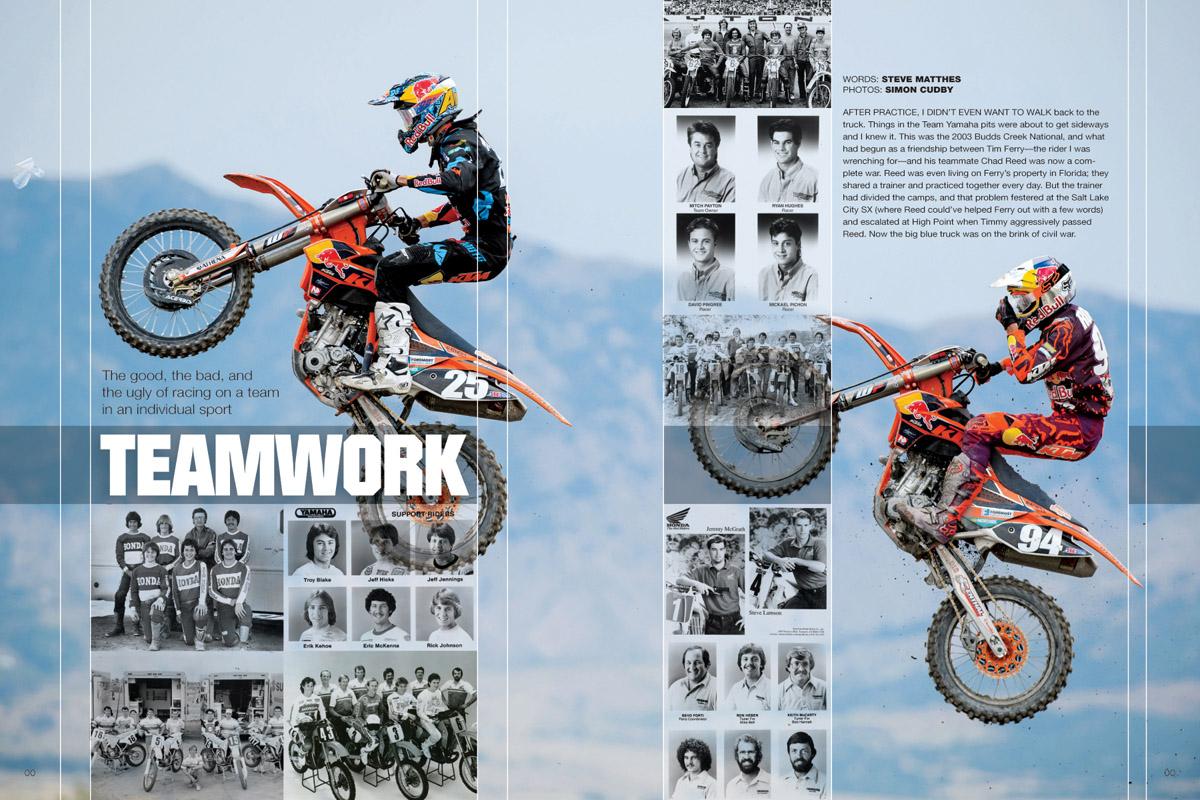 TEAMWORK - Motocross Magazine - Racer X Illustrated