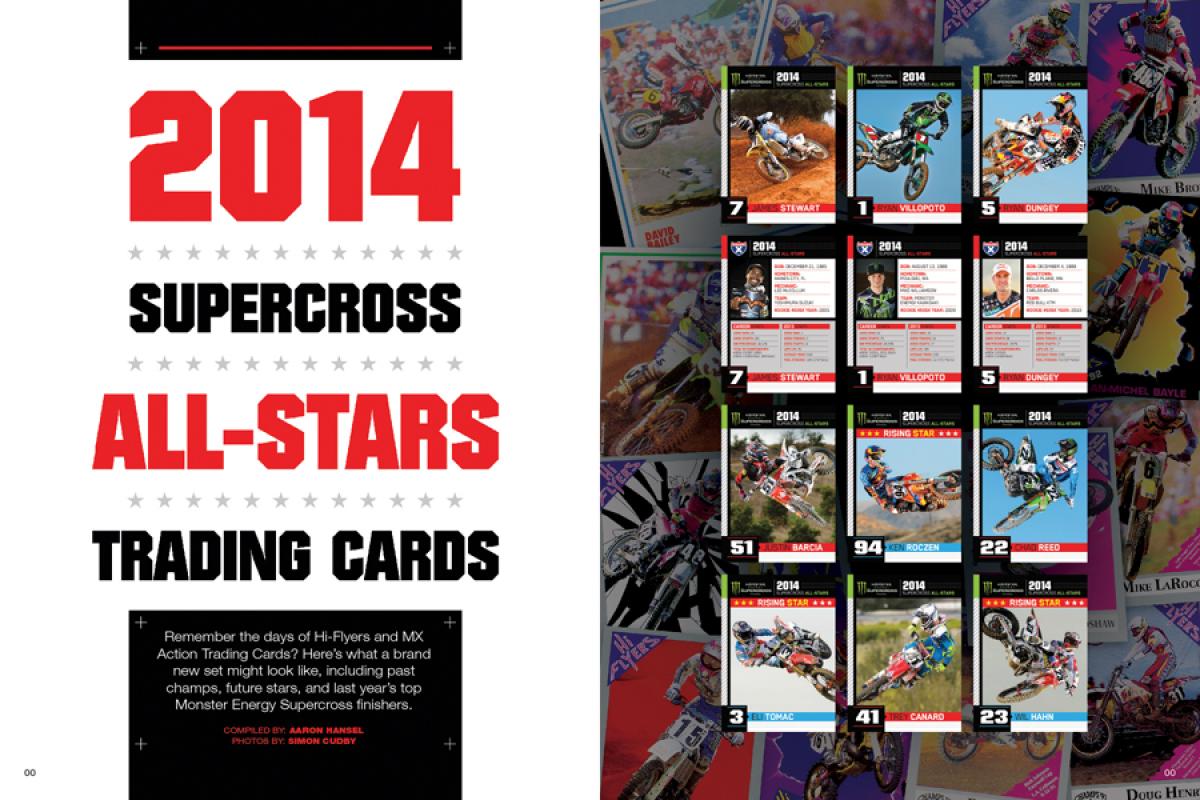 2014 SUPERCROSS ALL-STARS TRADING CARDS - Supercross Magazine - Racer X ...
