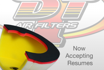 DT-1 Air Filters Accepting Rider Support Applications - Racer X